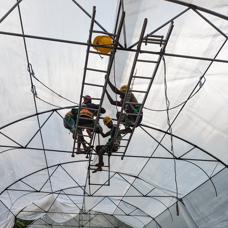 Polytunnels - potterfarm.lk